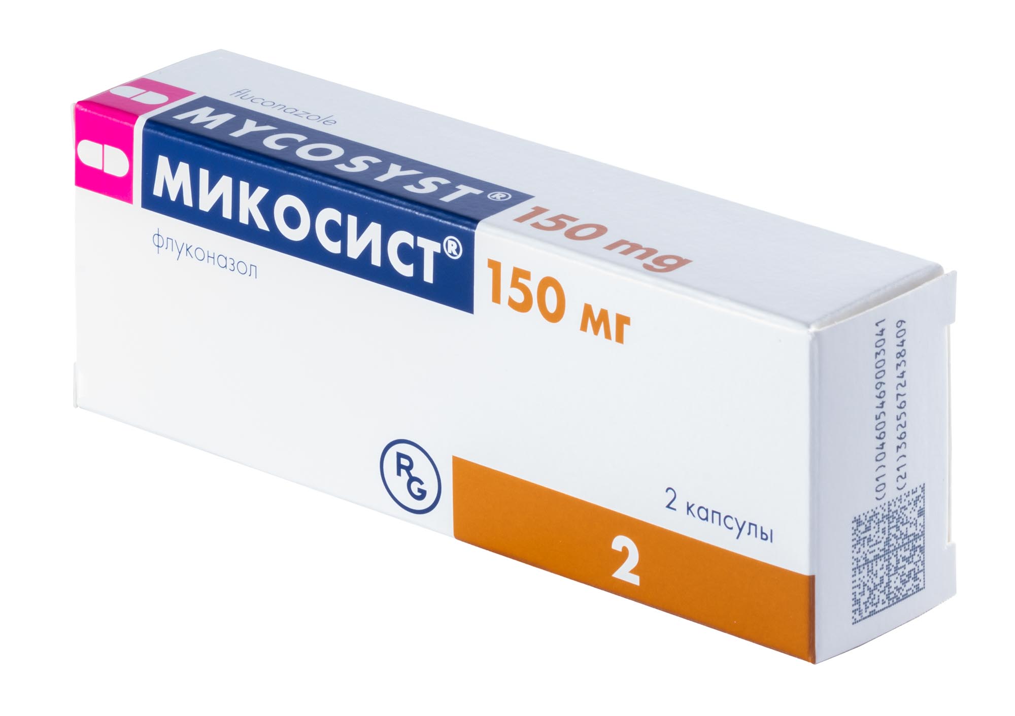 Микосист, капсулы 150 мг, 2 шт. купить по цене 313 руб. в Москве, инструкция, отзывы в интернет ...