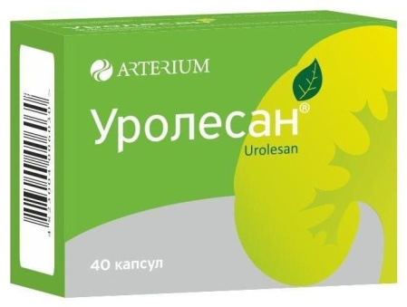 Уролесан, капсулы, 40 шт. купить по цене 445 руб. в Москве, инструкция ...