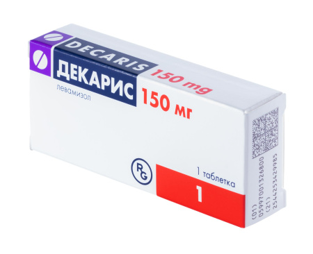 Декарис, таблетки 150 мг, 1 шт. купить по цене 194 руб. в Москве ...